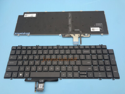 NEW For Dell Precision 3560 3561 3570 3571 English Keyboard Backlit | eBay