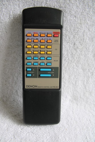 USED DENON RC-812 REMOTE CONTROL GENUINE OEM FOR DRA-275R DRA-375RD ...
