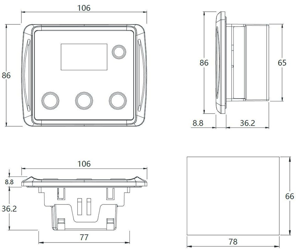 DC30D Generator Control Module Small Diesel Genset Controller Panel | eBay