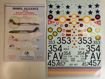 Model Alliance 1/48 BAC/EE Canberra Pt2 Model Kit Aircraft Decals Set ...