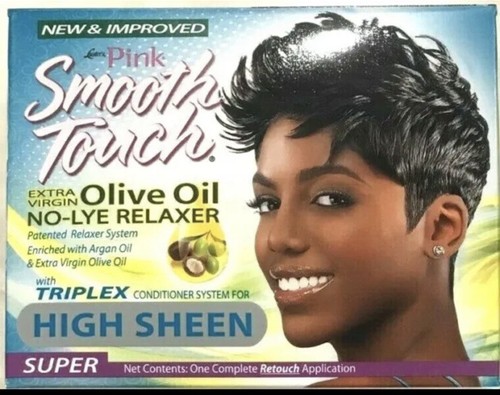 Luster Pink Smooth Touch Extra Virgin Olive Oil Hair Relaxer No Lye Kit ...