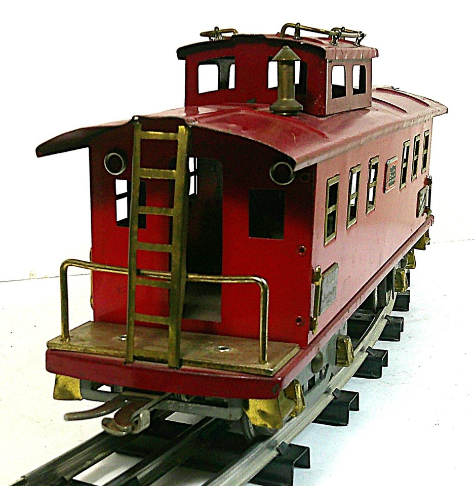 American Flyer #4021 Standard Gauge Wide Gauge Lighted Caboose, All ...