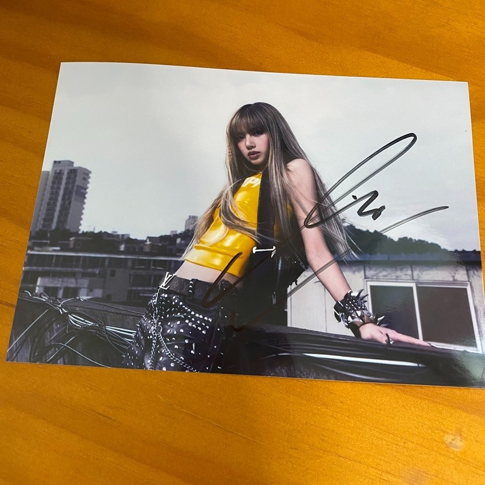 BLACKPINK Jennie Jisoo Lisa Rose Autographed Signed Photo K-POP 5*7 ...