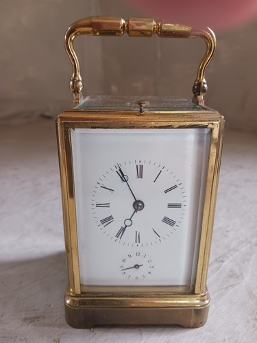 Antique Brass Cased Carriage Clock. Repeater | eBay