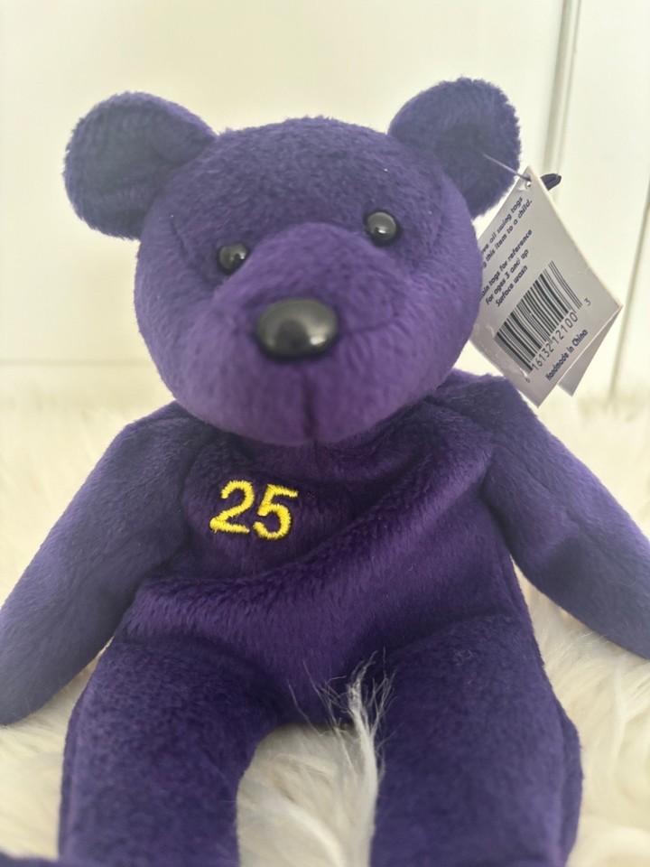 Salvino’s Bamm Beano’s Mark McGwire #25 1998 Purple Beanie Baby with tags | eBay
