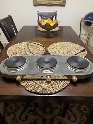 Cookware Command Performance Gold MK-337 Triple Burner Set For Three ...