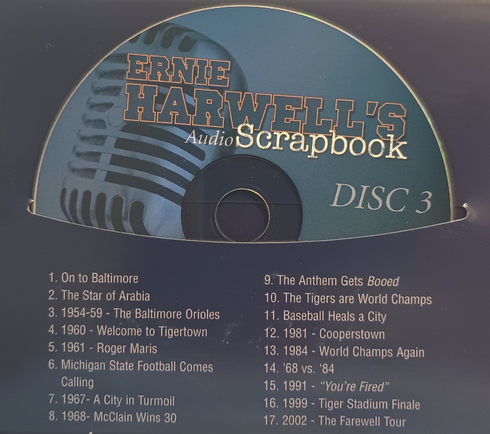 Ernie Harwell's Audio Scrapbook Audio CD 2006 Detroit Tigers MLB ...