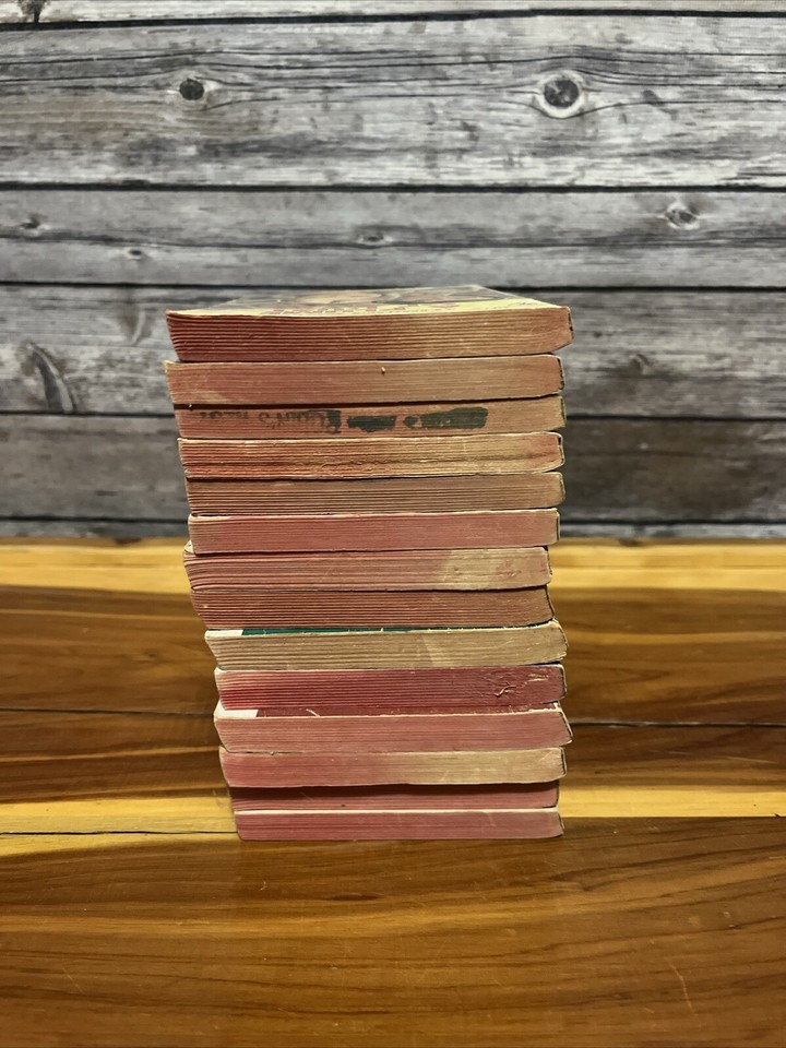 Lot of 14 Vintage Harlequin Romance Books 1970's Red Page Edges Lot#29 ...