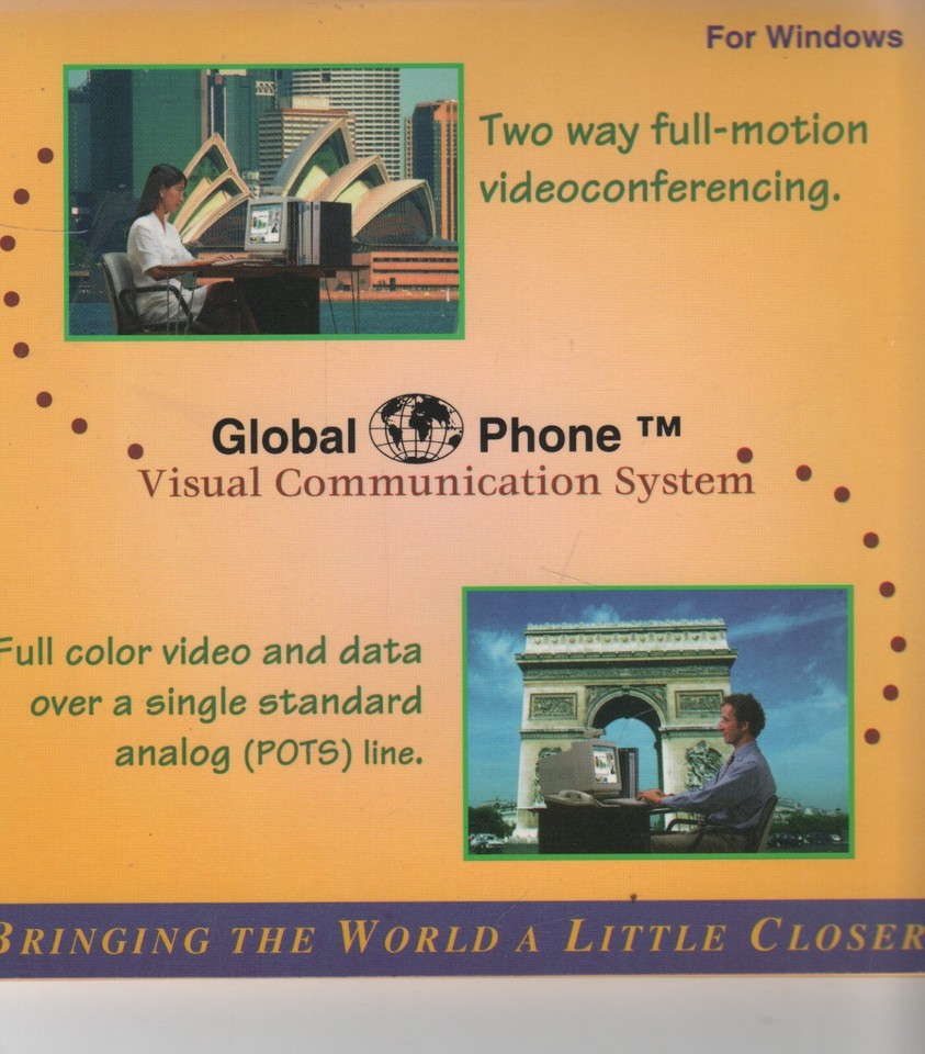 ITHistory (1990s) IBM PC Software: GLOBAL PHONE Visual Comm Sys (VIC Hi-Tech) OF | eBay