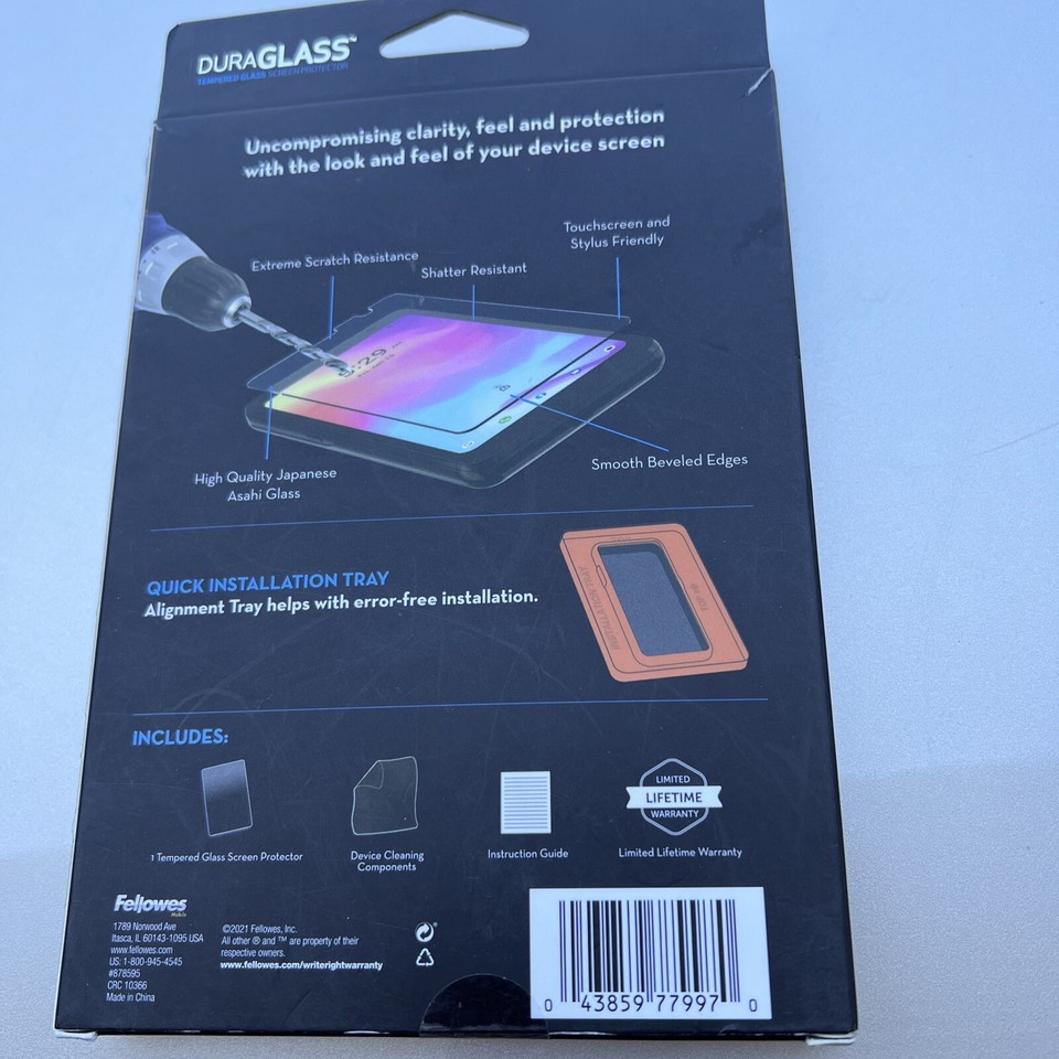 Alcatel TCL A3 DuraGlass Tempered Glass Screen Protector, Clear new in ...