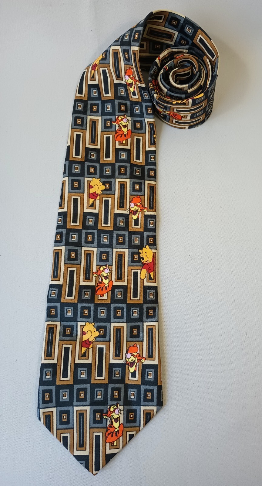 Vintage Disney Winnie the Pooh Necktie Tigger All Ove… - Gem