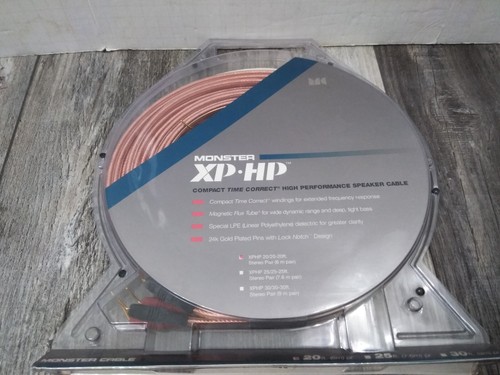💥 Monster XP-HP High Performance Speaker Cables 20 Ft / 6 meters (NEW ...