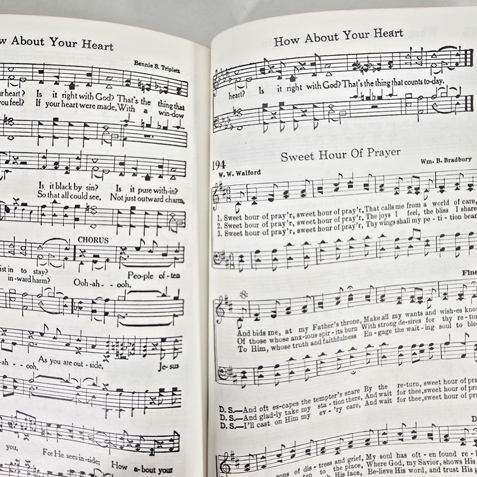 All Time Favorite Hymns Shaped Notes Hymnal Song Book 1965 Jimmie Davis ...
