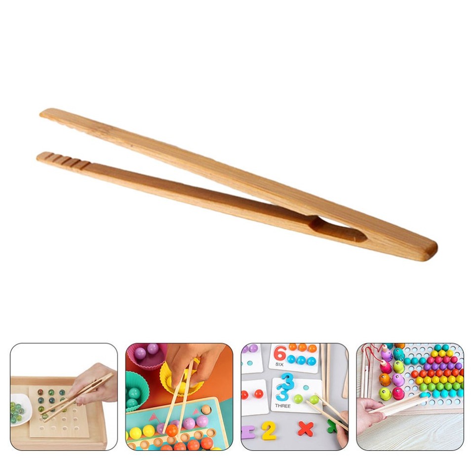 2pcs Tongs Set Kid Tweezers Tongs For Kids Kid Tweezers For Fine Motor ...