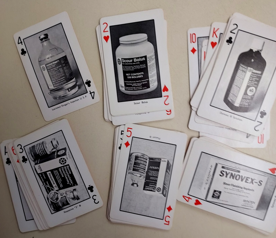 Vintage Rare Pharmaceutical Drug Rep Diamond Laboratories Deck Playing ...