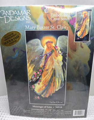 Candamar Designs Embellished Cross Stitch Kit 50916 Messenger of Love ...