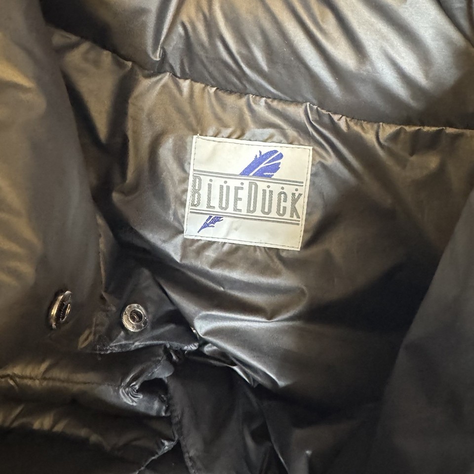 Blue Duck Channel Quilted Down Puffer Coat Women’s Size Large | eBay