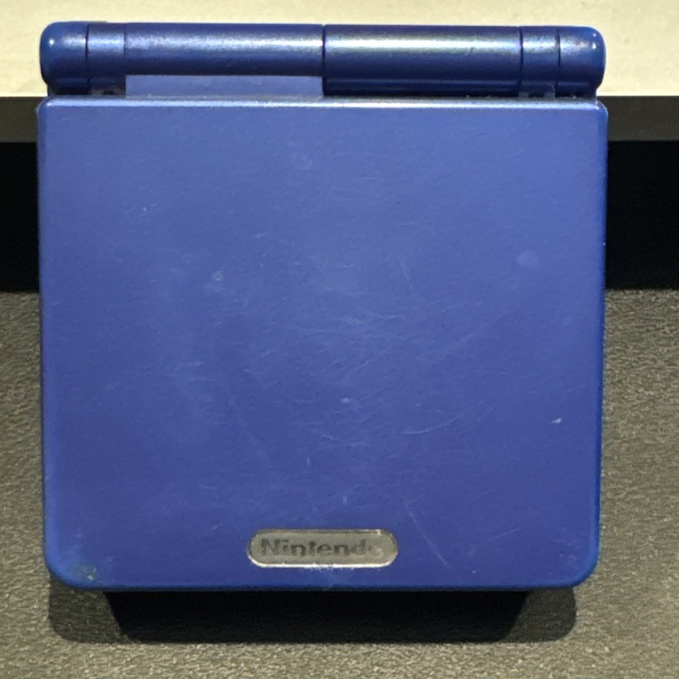 Nintendo GameBoy Advance GBA SP AGS-001 Handheld Console System Blue | eBay