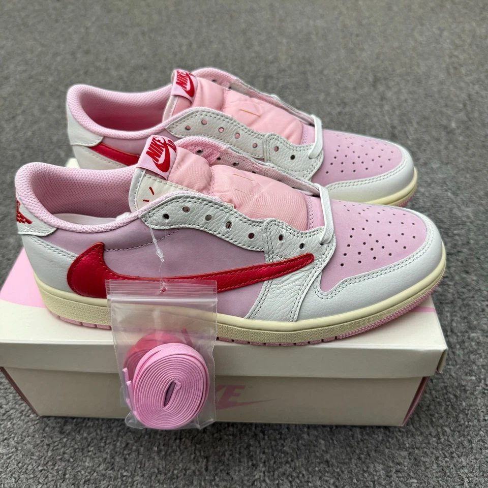 Travis Scott x Air Jordan 1 OG SP Low Sail Shy Pink for Sale ...