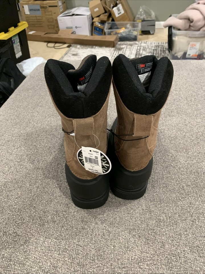 Mens Falls Creek Thinsulate Banff ZIP UP Winter Snow Boots Size 7 ...