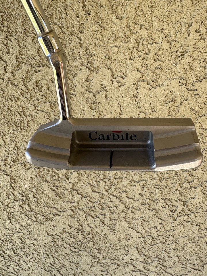 CARBITE RH1 17.4 S.S. BILLET MILLED 44" BELLY PUTTER - RIFLE STEEL ...