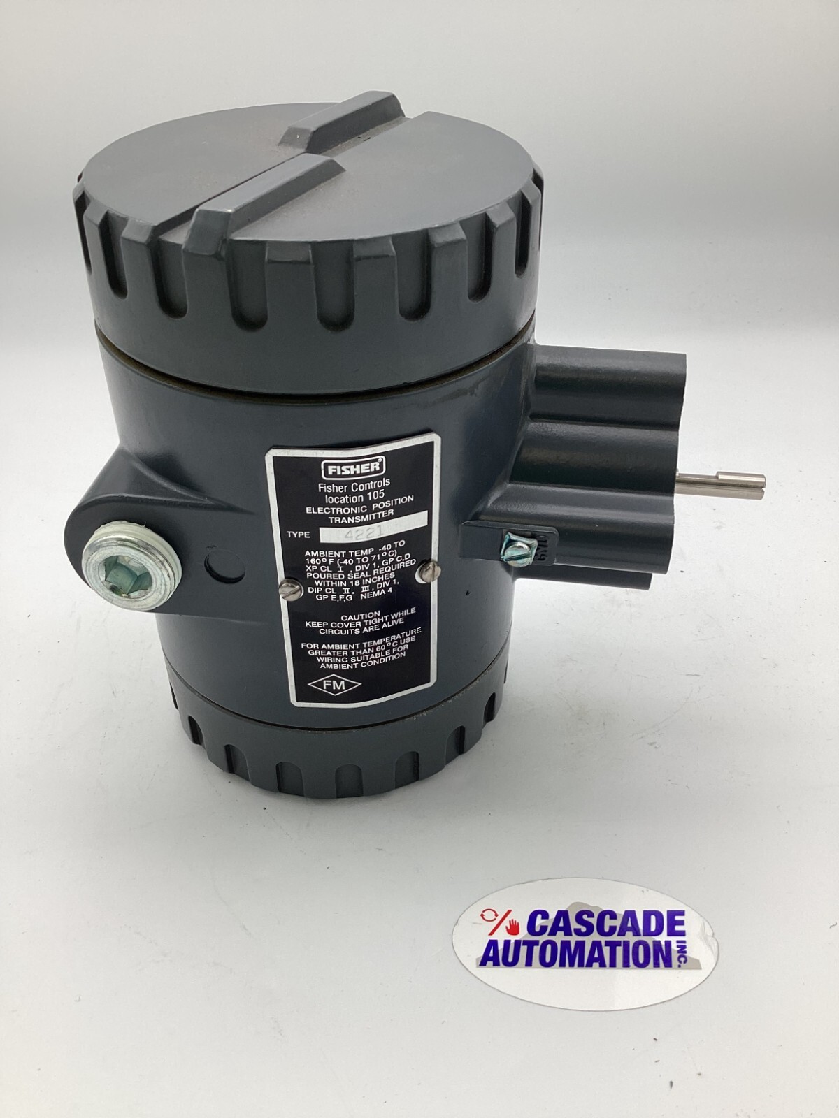 FISHER ELECTRONIC POSITION TRANSMITTER TYPE 4221 4-20 MA OUTPUT | eBay