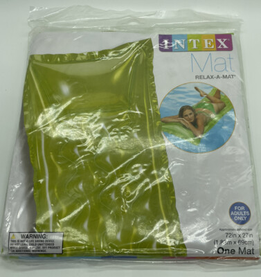 Intex Mat Relax-A-Mat 72" x 72" for the Pool 2 air chambers for safety ...