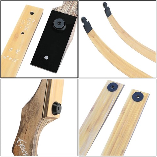 20-60lbs Bow Split Bow Wood Material Riser Bamboo Inner Core Limbs ...