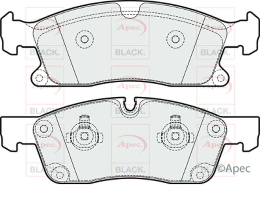 Fits Mercedes M-Class GLE GL-Class GLS AZ Front Brake Pads Set #2 ...
