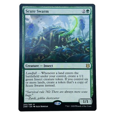 MTG Scute Swarm NM Zendikar Rising Rare Magic the Gathering TCG Card | eBay