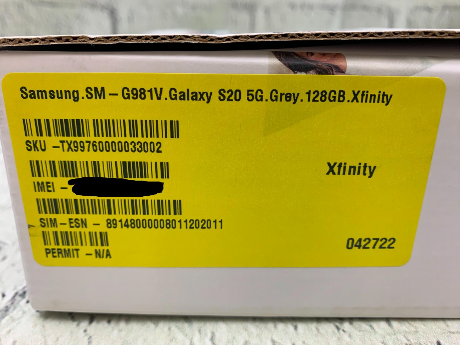 Samsung Galaxy S20 5G SM-G981U - 128GB - Cosmic Gray (Xfinity) (Single ...