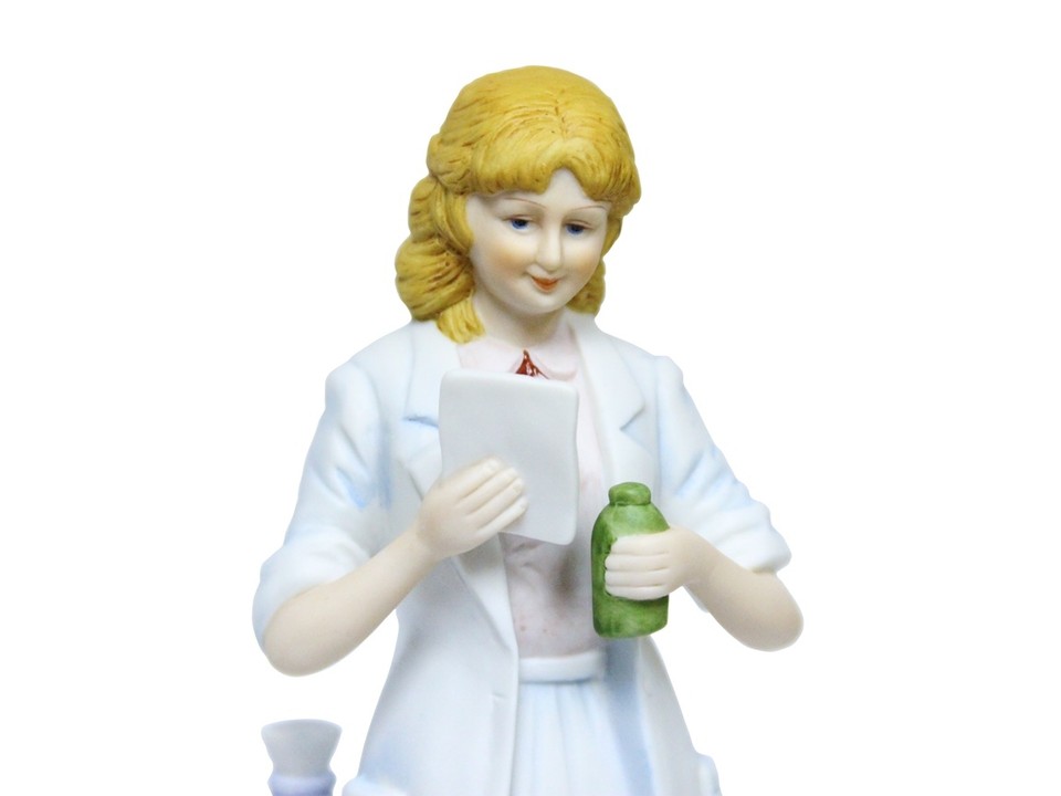 Female,Woman, Lady Pharmacist Figurine, Great for Graduation, Christmas ...