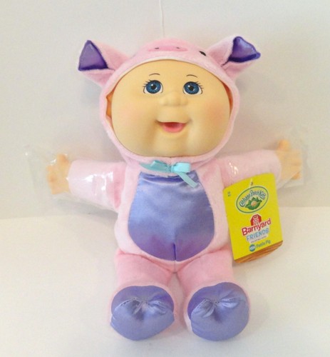 New Cabbage Patch Cuties Pig Plush Doll Patie Barnyard Friends #234 Pink P52 | eBay