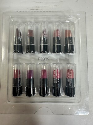 Avon True Color Mini Lipstick Sample Variety Pack 10 Assorted Colors 6g ...