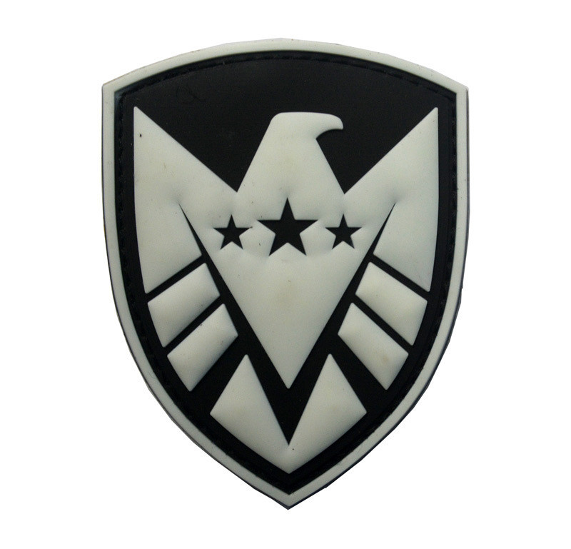 USA S.H.I.E.L.D. BADGE U.S. SHIELD 3D ARMY PVC RUBBER HOOK LOOP PATCH ...