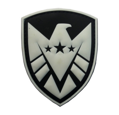 USA S.H.I.E.L.D. BADGE U.S. SHIELD 3D ARMY PVC RUBBER HOOK LOOP PATCH ...