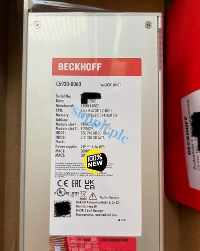 5pcs C6930-0060 Beckhoff Industrial Computer Fast shipping via DHL or ...