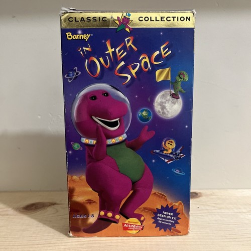 BARNEY IN OUTER SPACE *VHS Tape/1998* Classic Collection Lyrik Studio ...