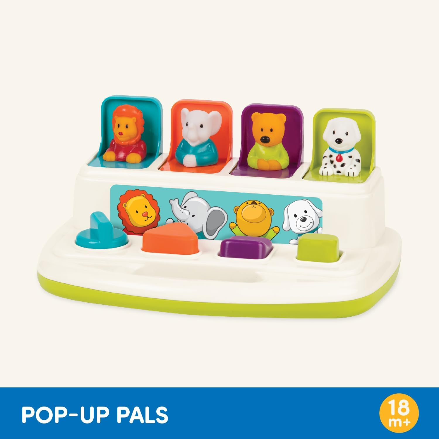 Pop-Up Pals – Color Sorting Animal Push and Pop up Toy for Kids 18 ...