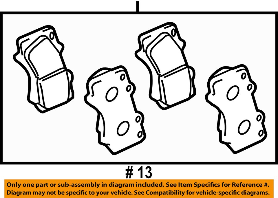 TOYOTA OEM 05-15 Tacoma Brake-Front Pads 0446504070 | eBay