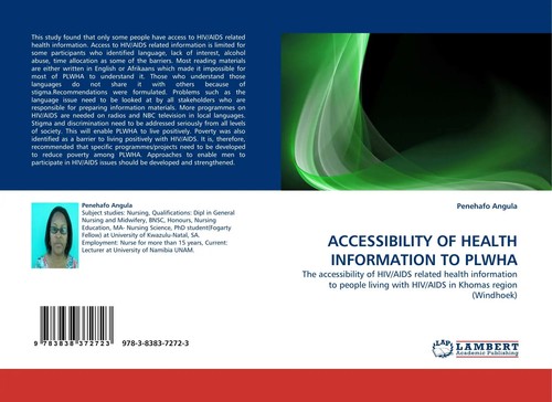 Penehafo Angula | ACCESSIBILITY OF HEALTH INFORMATION TO PLWHA ...