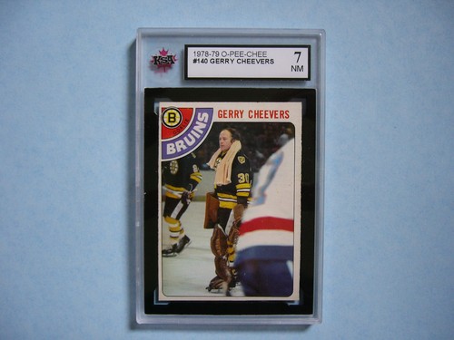 1978/79 O-PEE-CHEE NHL HOCKEY CARD #140 GERRY CHEEVERS KSA 7 NM SHARP+ ...
