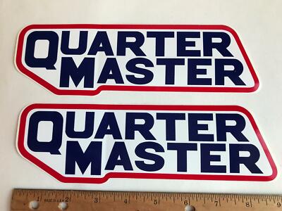 Quarter Master clutch driveshaft Drag Indy Racing car Decal Sticker Lot ...