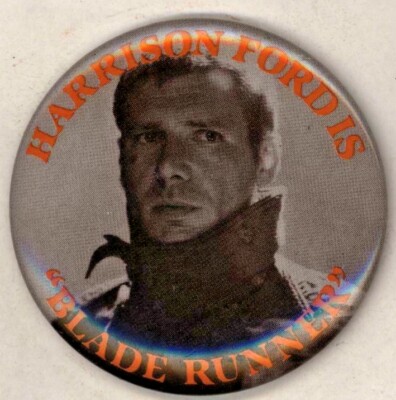 1982 Blade Runner Film 2 1/4" Pinback Button | eBay