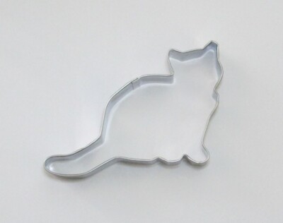 4" Cat Kitten Kitty Animal Pet Cookie Cutter Tin Steel Rescue ...