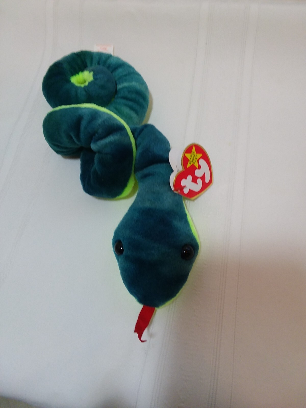 TY Beanie Baby Hissy Snake 1997 Rare Retired Valuable Pristine ...