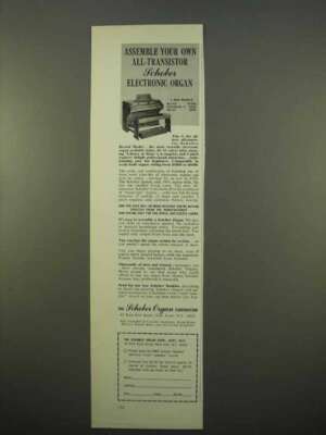 1963 Schober Recital Model Organ Ad - All-Transistor | eBay
