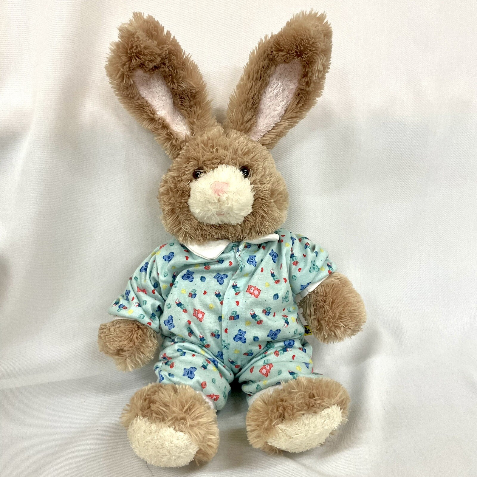 Build A Bear Brown Bunny Rabbit Bendable Poseable Ears Plush Stuffed ...