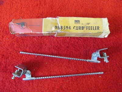 1956-1960 Pontiac NOS GM Accessory Curb Feelers Fender Guide Set ...