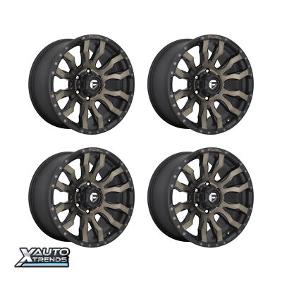 Fuel Off-Road D674 Blitz Matte Black Double Dark Tint 20X9 6X139.7 01mm ...